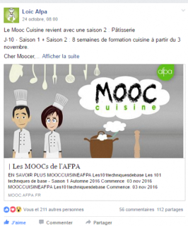A table ! MOOC Afpa (Saison 2) - Innovation Pédagogique